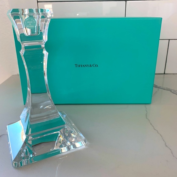 Tiffany & Co. | Accents | Tiffany Crystal Candlestick Glass | Poshmark